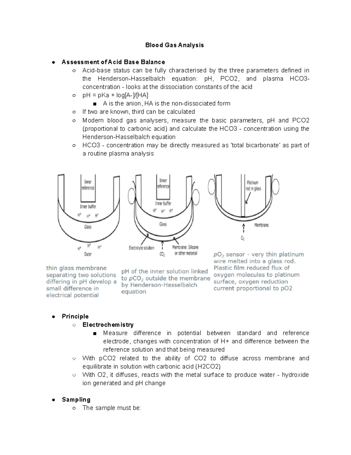 Blood Gas Analysis - Blood Gas Analysis Assessment of Acid Base Balance ...