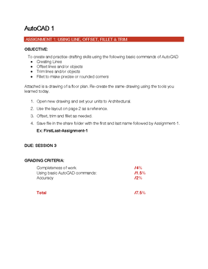 Autocad 1 - Exercise 4 - hytu - AutoCAD 1 Exercise 4: Mirror & Layer ...
