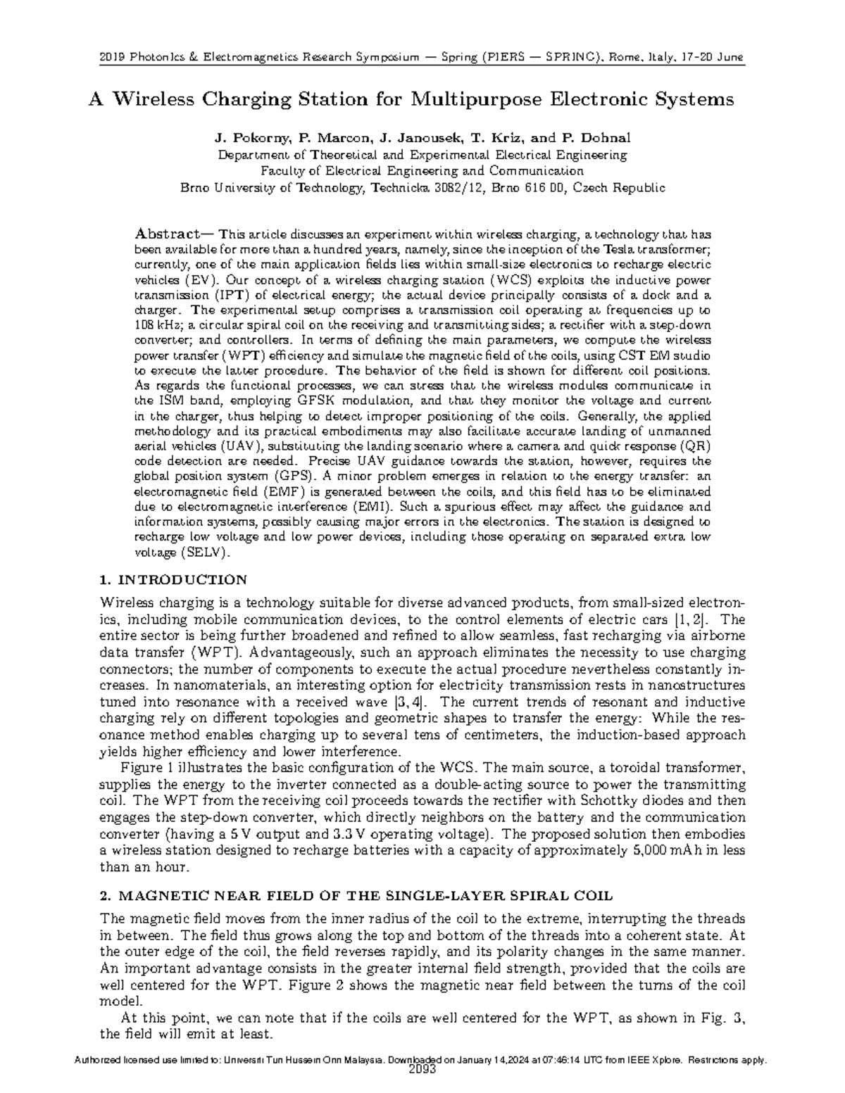 A Wireless Charging Station for Multipurpose Electronic Systems.edit ...