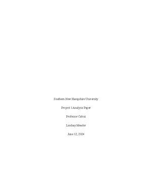 ACC 318 Project 2 - The full disclosure principle ensures that all ...