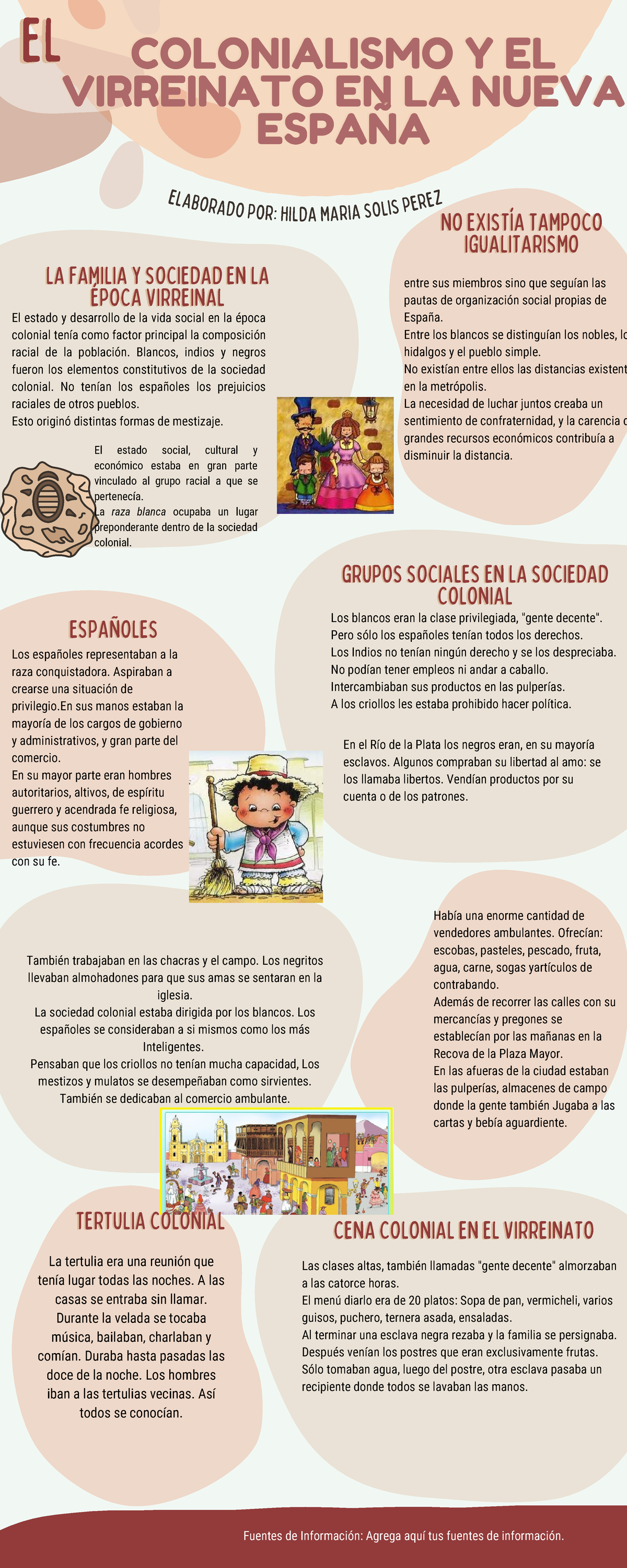 Infografia evolucion humana ilustrado colores neutrales - COLONIALISMO ...