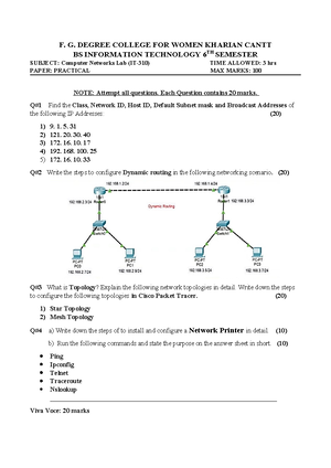 Wireshark Assignment - ASSIGNMENT 1 WIRESHARK AMINA ANSAR BSEF19M Which ...