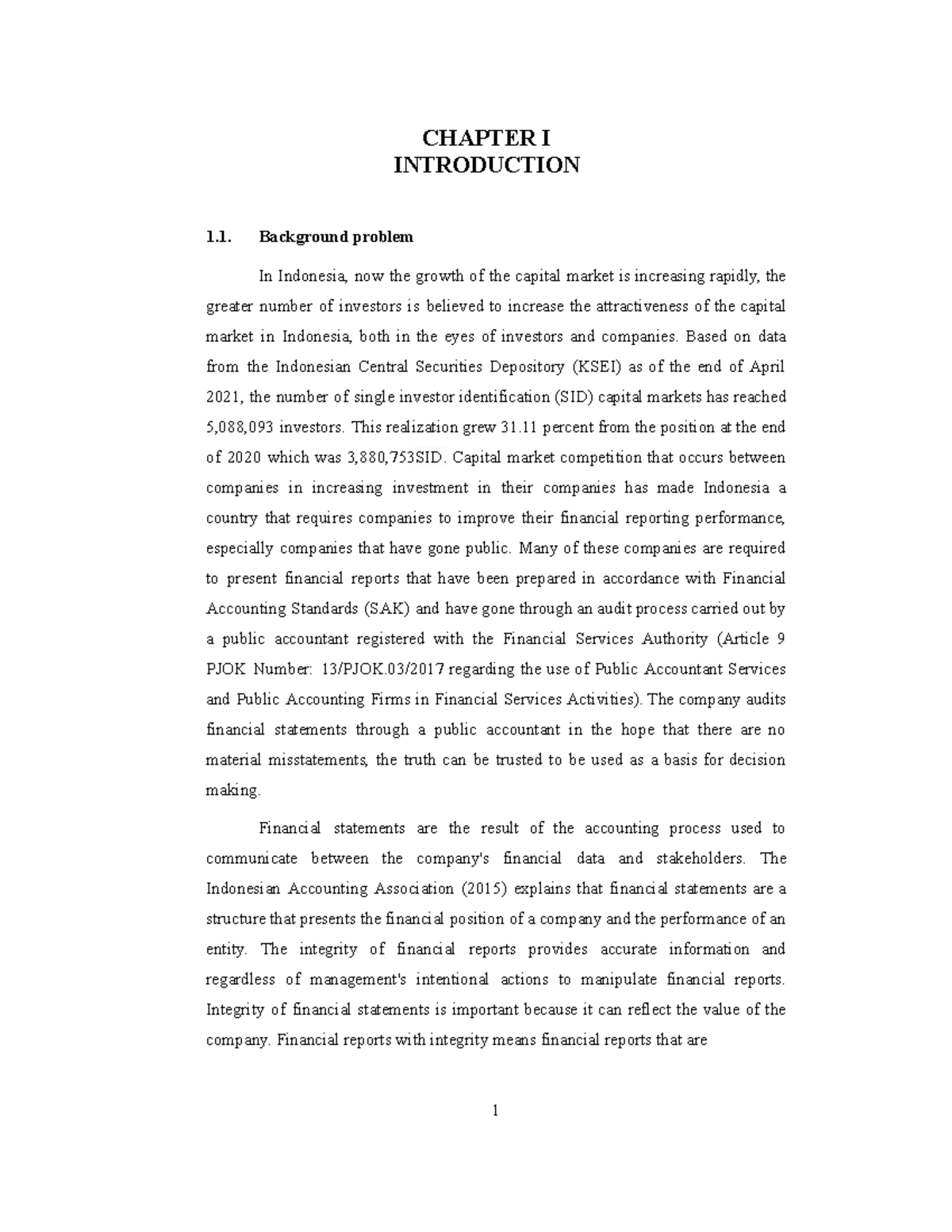 THE Effect OF Audit Engagement Period, Audit Quality AND Profit ...