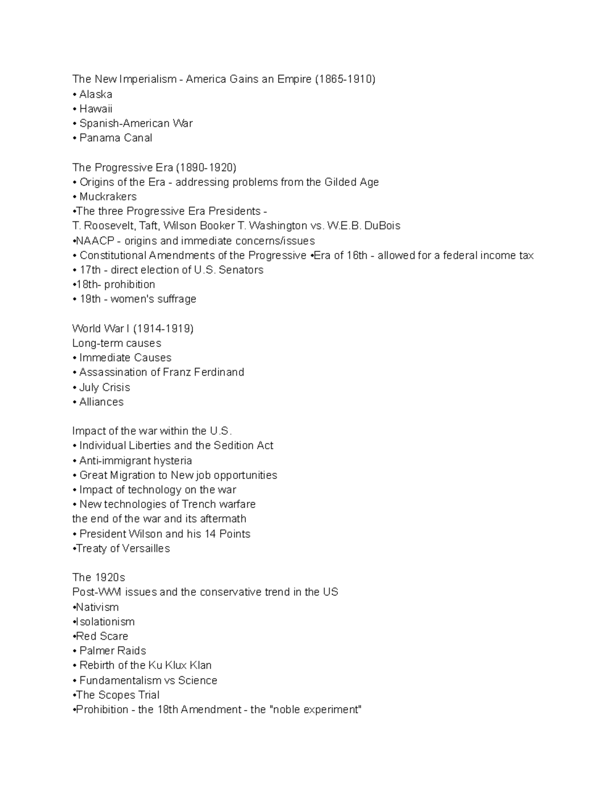 New Imperialism-The 1920’s - The New Imperialism - America Gains an ...