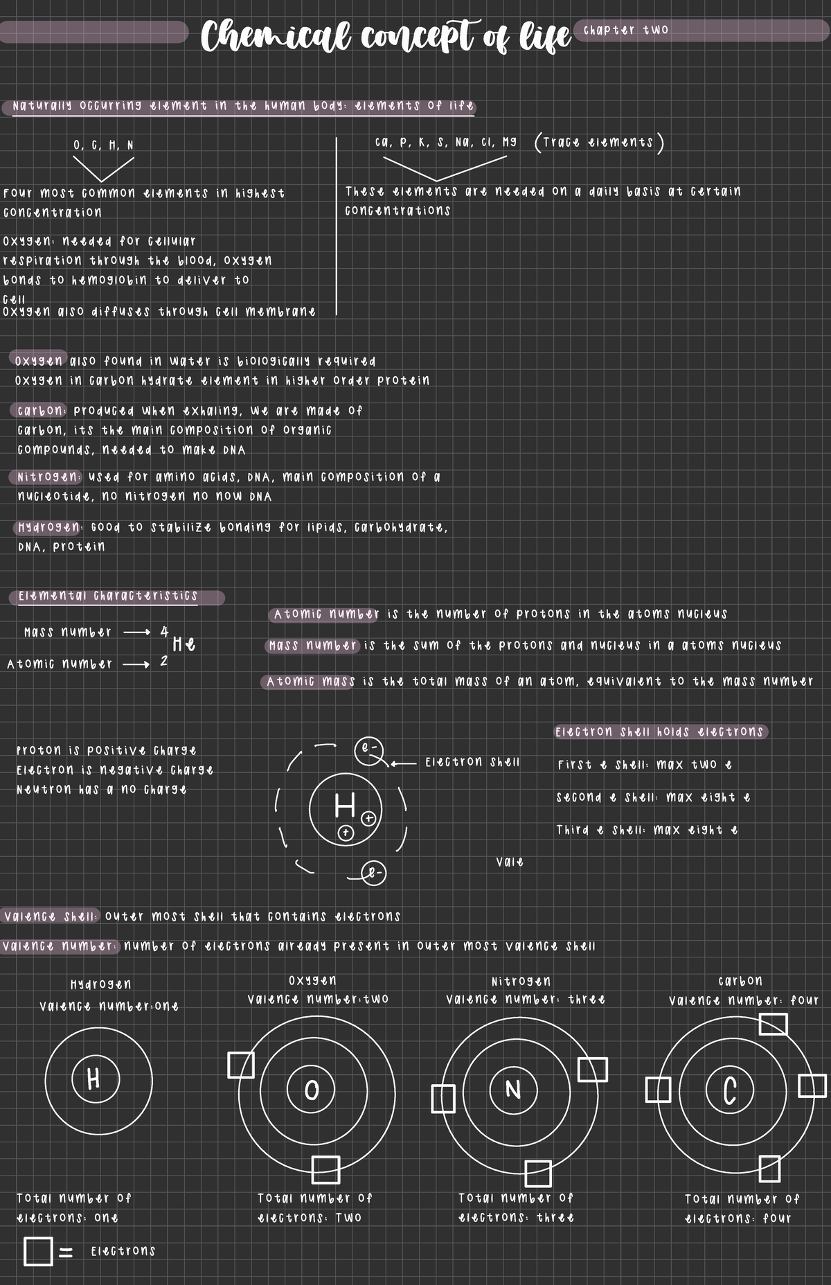 Biology Notebook 2 - lecture notes - Chemical concept of life Naturally ...