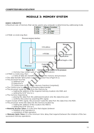 M1 coa - Computer organisation and architecture - BEC306C - Computer ...