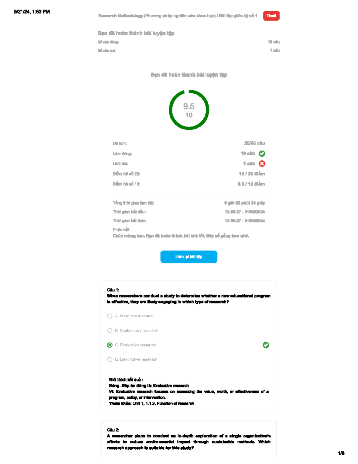 460 P3 E1 Quang Pham - This is practice - 1:53 PM Research Methodology pháp nghiên cuu khoa hoc ...