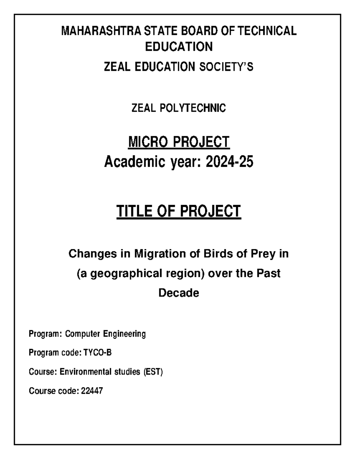 EST 22447(B)-1 - Est environment studies of the management ...