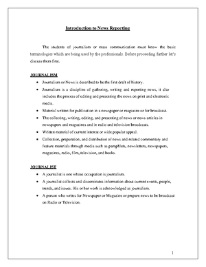 Reporter - REPORTER Difference between Journalist & Reporter Journalist ...