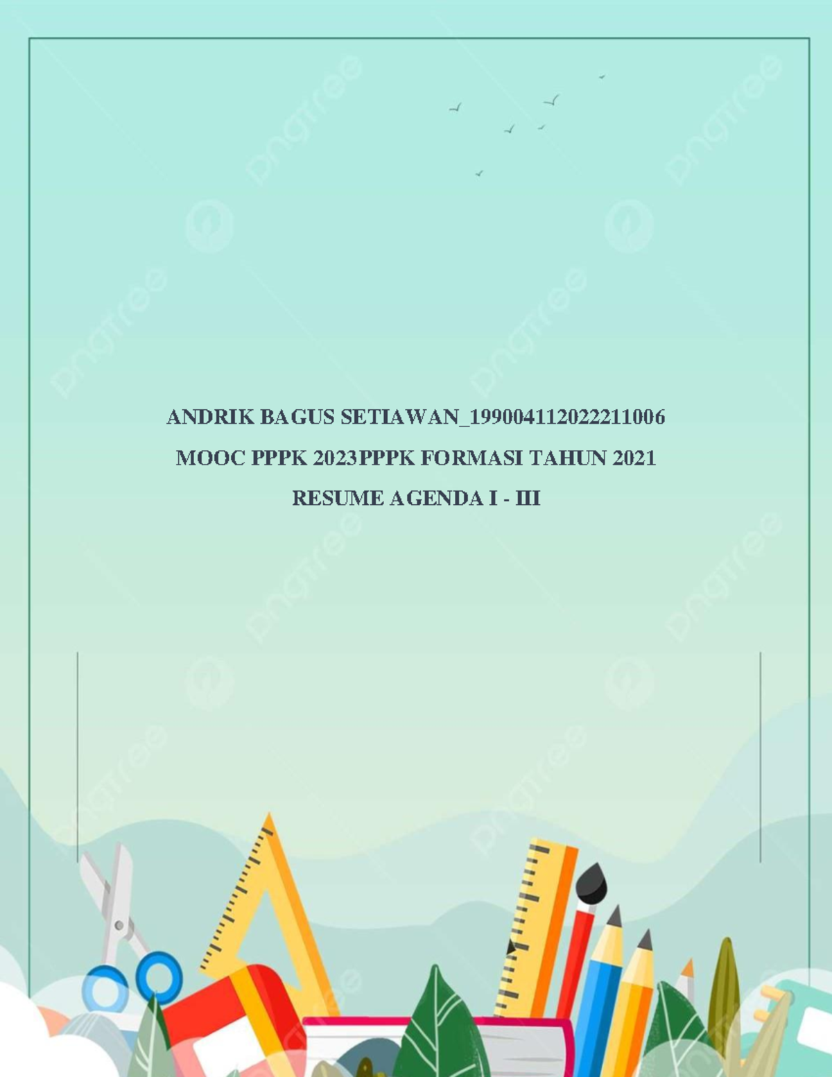 Andrik Bagus Setiawan 199004112022211006 MOOC PPPK 2023 - ANDRIK BAGUS ...