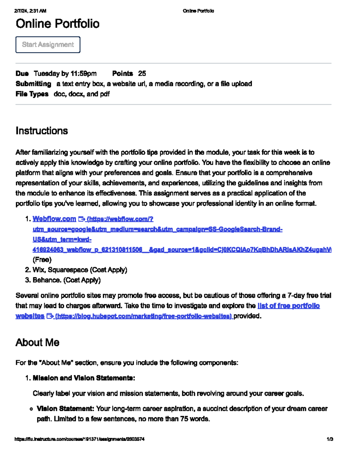 Online portfolio instructions - Constitutional practice - Studocu