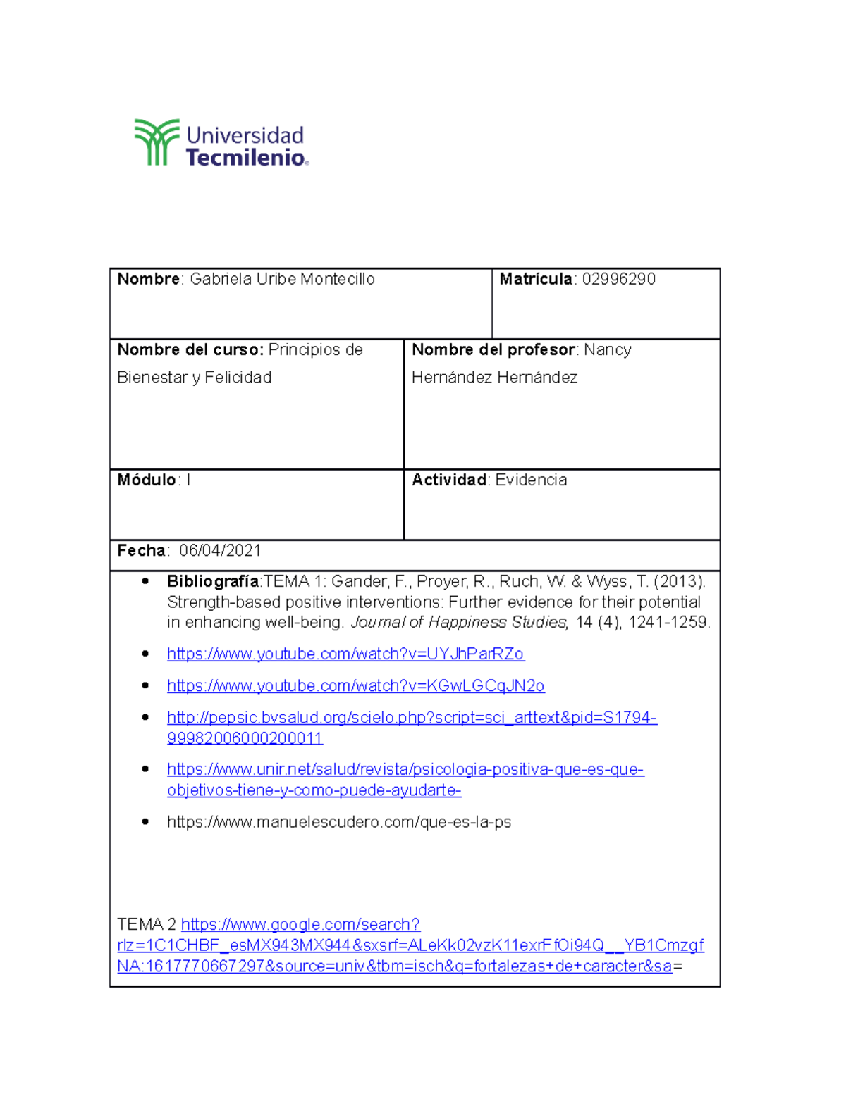 Actividad 3 razonamiento terminada GABY - Nombre : Gabriela Uribe ...