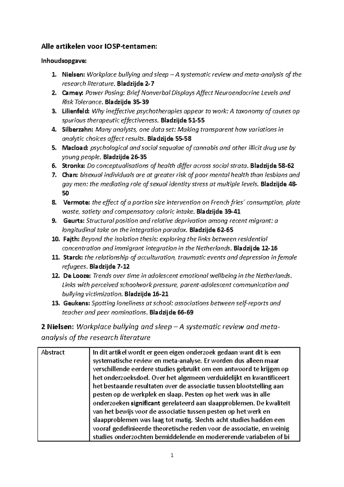 Alle artikelen voor IOSP tentamen - Alle artikelen voor IOSP-tentamen ...