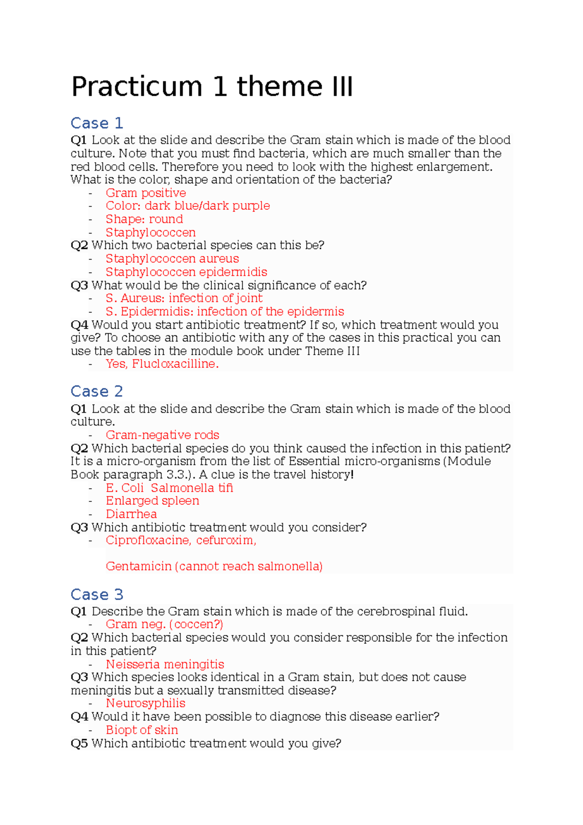 Practicum 1 theme III - Practicum 1 theme III Case 1 Q1 Look at the ...