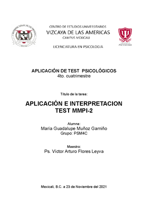 Interpretacion del test de apercepcion tematica TAT - Técnicas ...