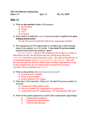 Test 1 4 November 2016, questions - Software Engineering - Studocu