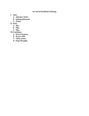 Informative Speech - INFORMATIVE SPEECH I Introduction A. Attention Getter (use an identifiable ...