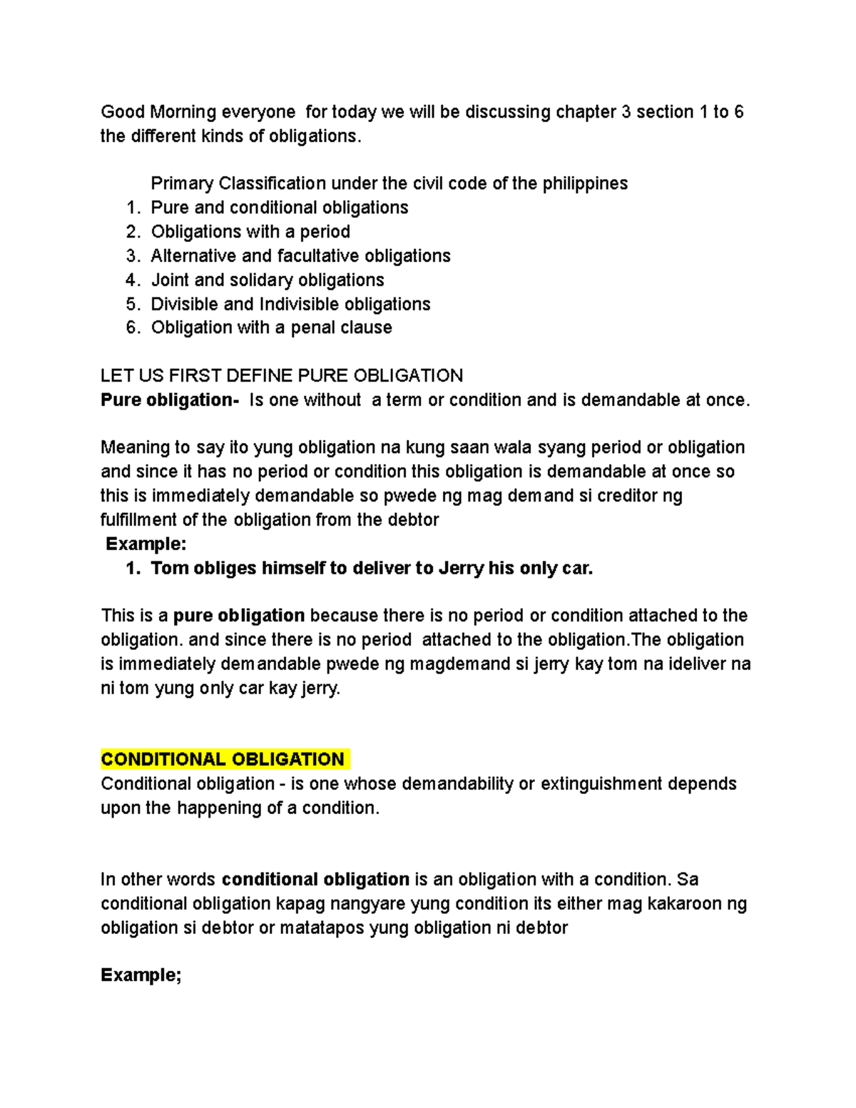 Law - 2022-2023 - Good Morning everyone for today we will be discussing ...