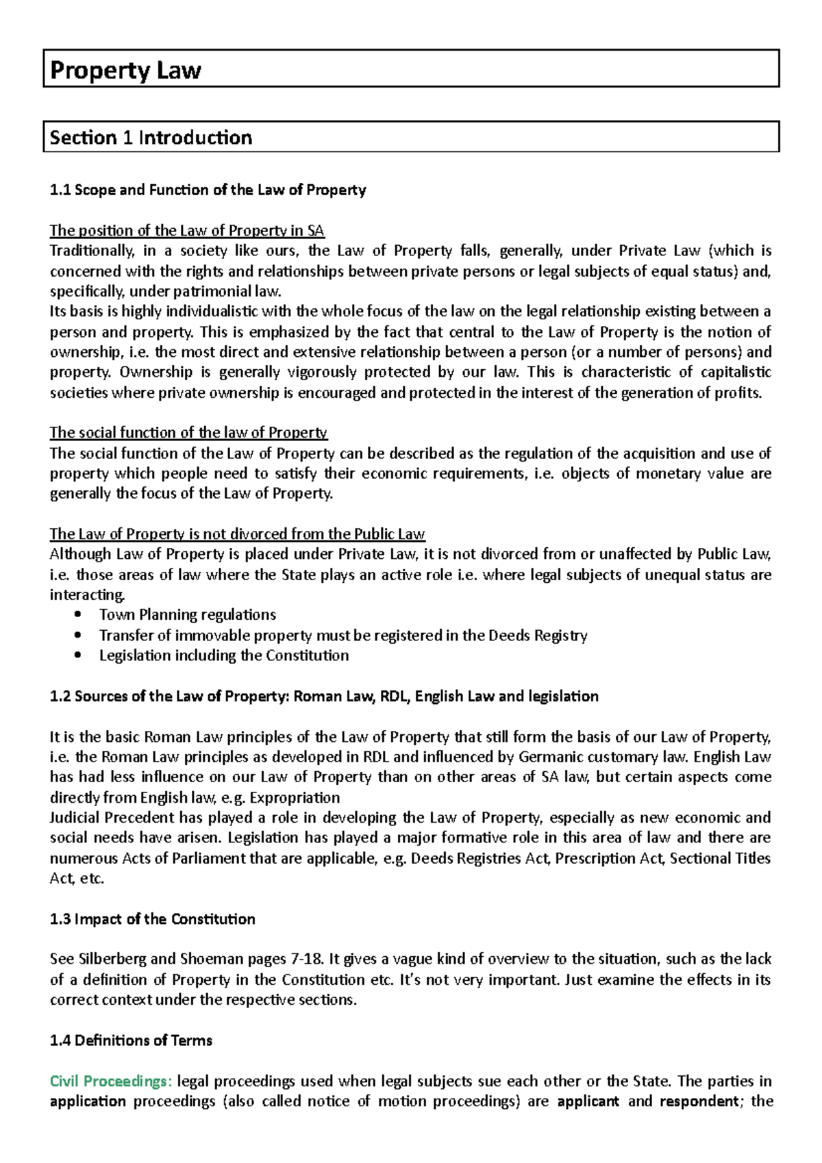 NotesNOTES.docNOTES.doc - Property Law Section 1 Introduction 1 Scope ...