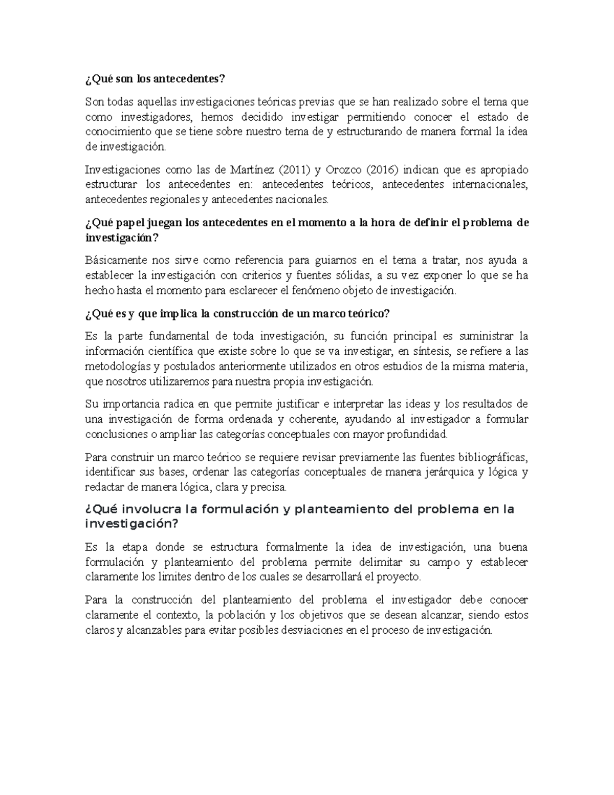 Qué son los antecedentes - ¿Qué son los antecedentes? Son todas ...