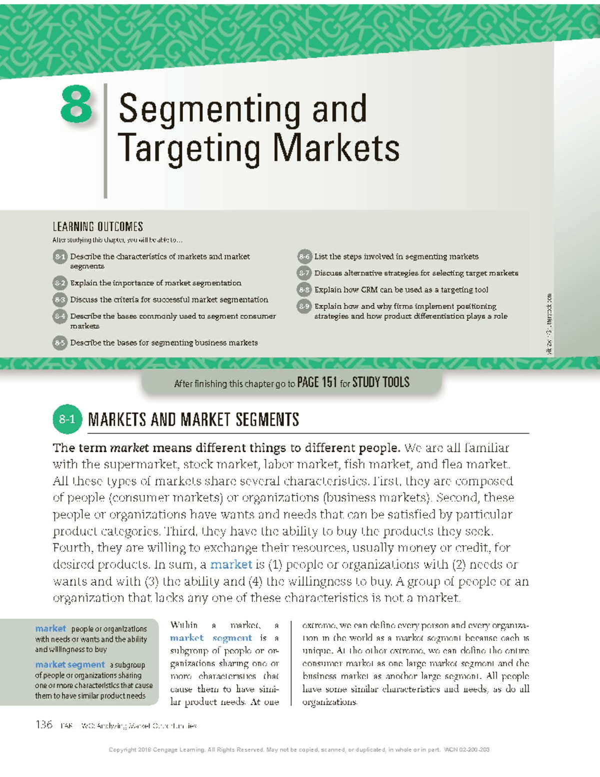 MKTG Marketing Chapter 8 Notes - MKTG550 - Studocu