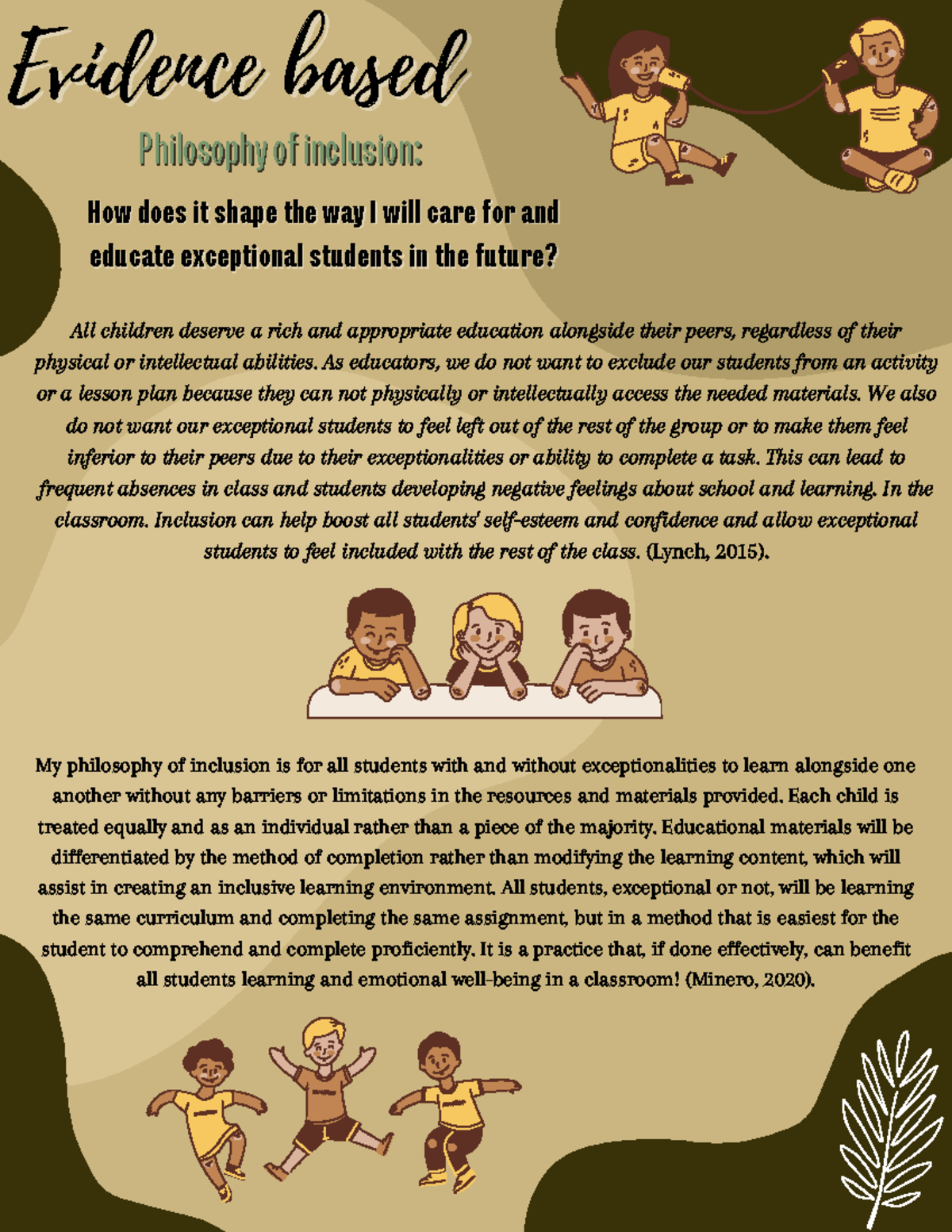 Ethical Philosophy visual - My philosophy of inclusion is for all ...