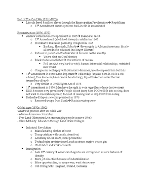 HST 102 Final Paper - Julia Wagner 5/3/ HST 102 Final Jim Crow to Jane ...