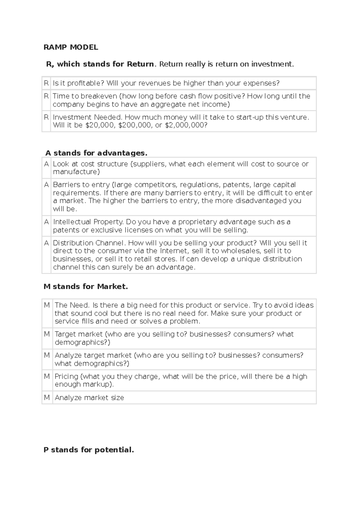 RAMP Model - ASYNCHRONOUS ASSIGNMENTS AND NOTES-ED - RAMP MODEL R ...