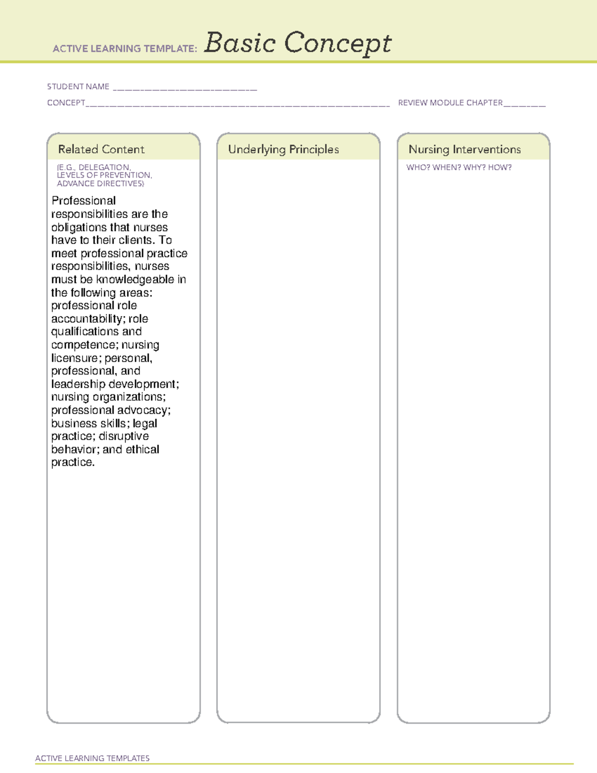 Comm 1 - active learning template - HLTH366 - ACTIVE LEARNING TEMPLATES ...