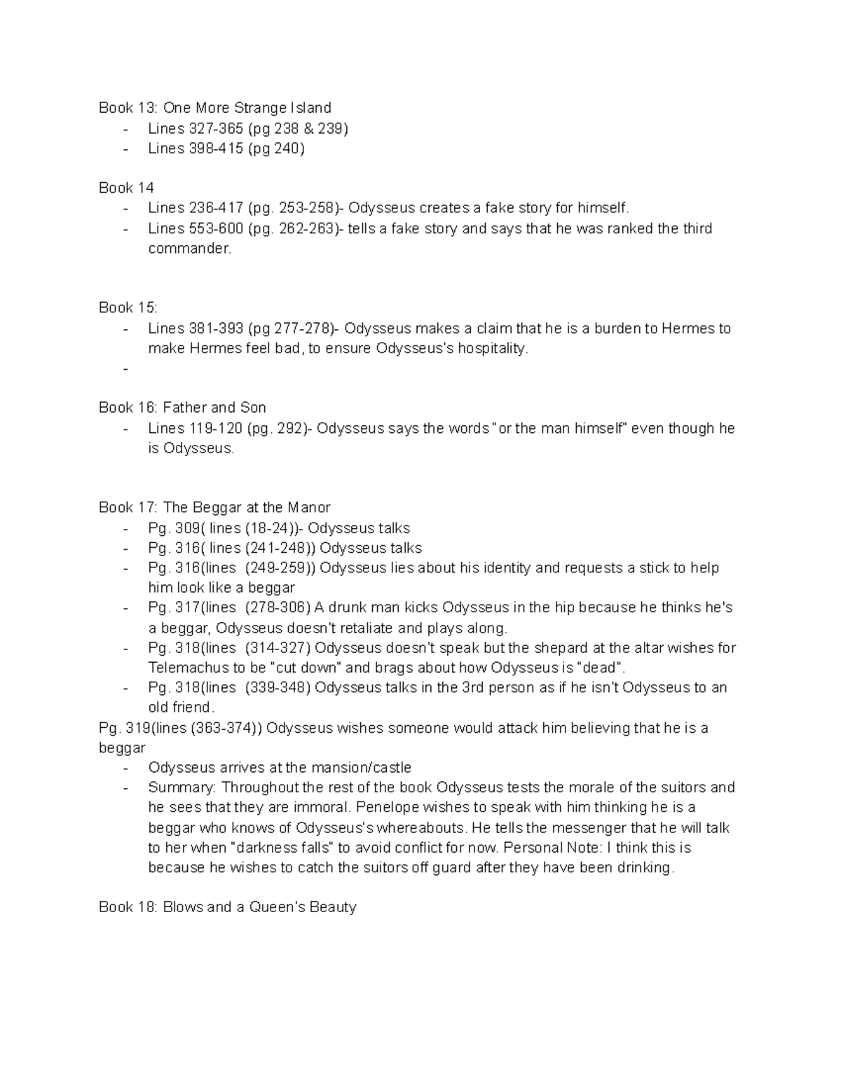 Books 13-18 The Odyssey - Book 13: One More Strange Island - Lines 327 ...