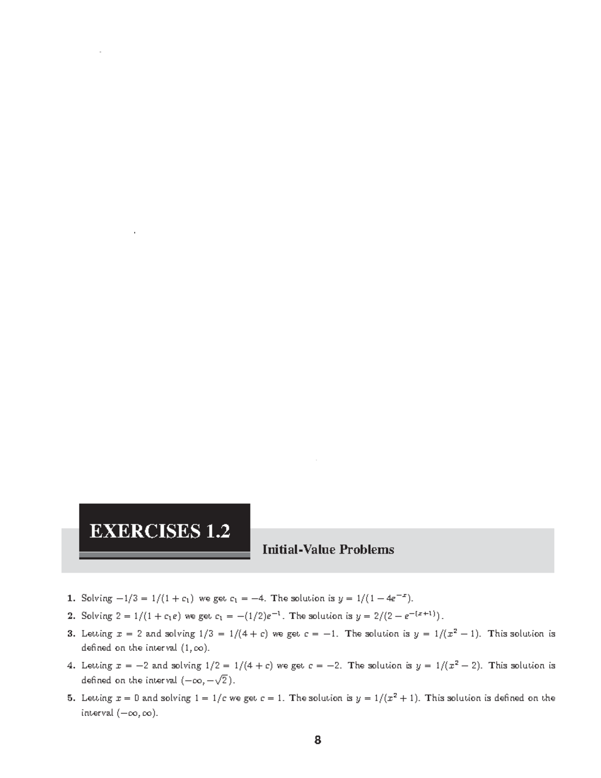Advanced Engineering Mathematics CH1 - x y 1 Definitions and ...
