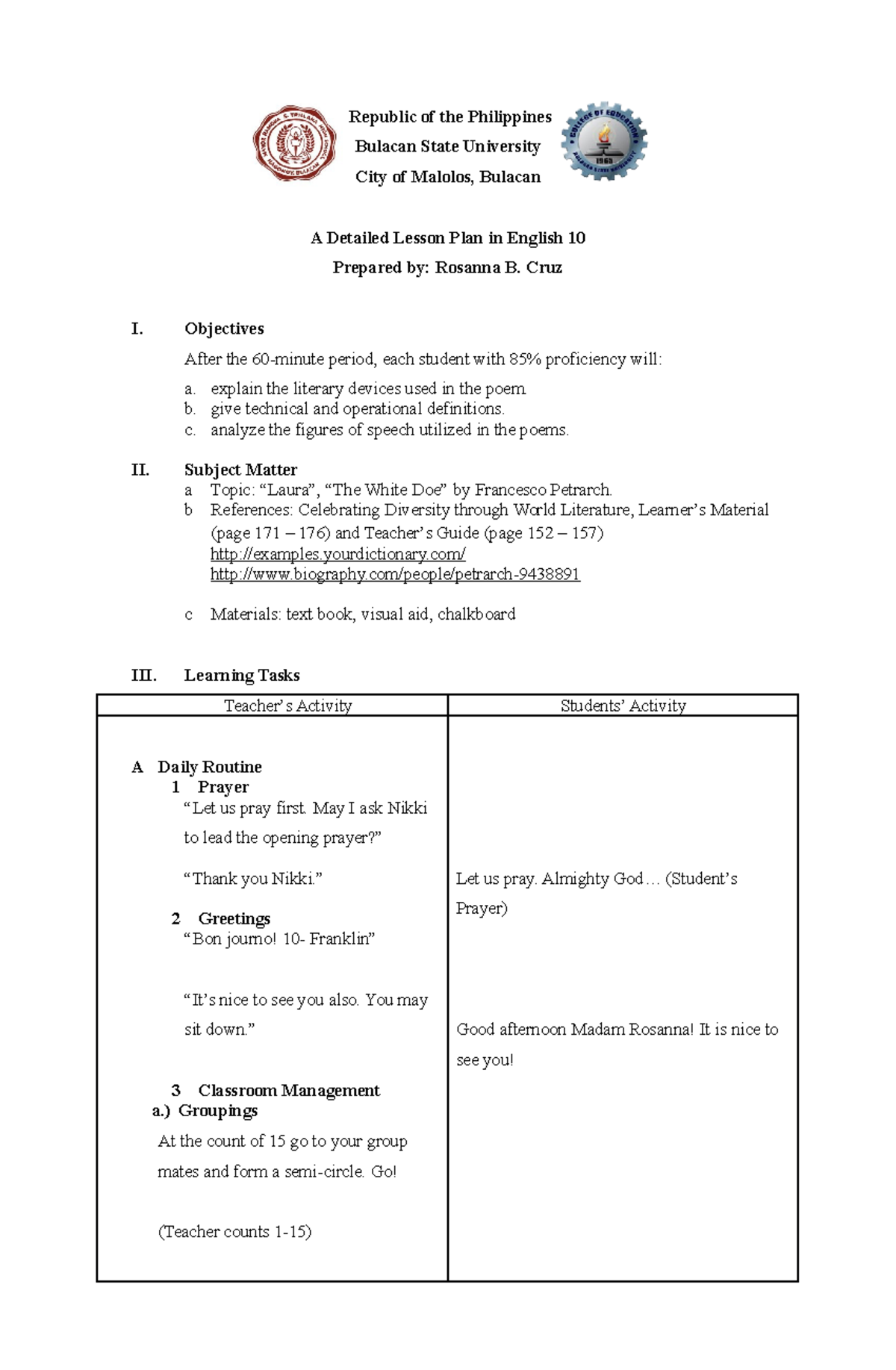 Final-demo-detailed-lesson-plan-in-english-10 compress - Republic of ...