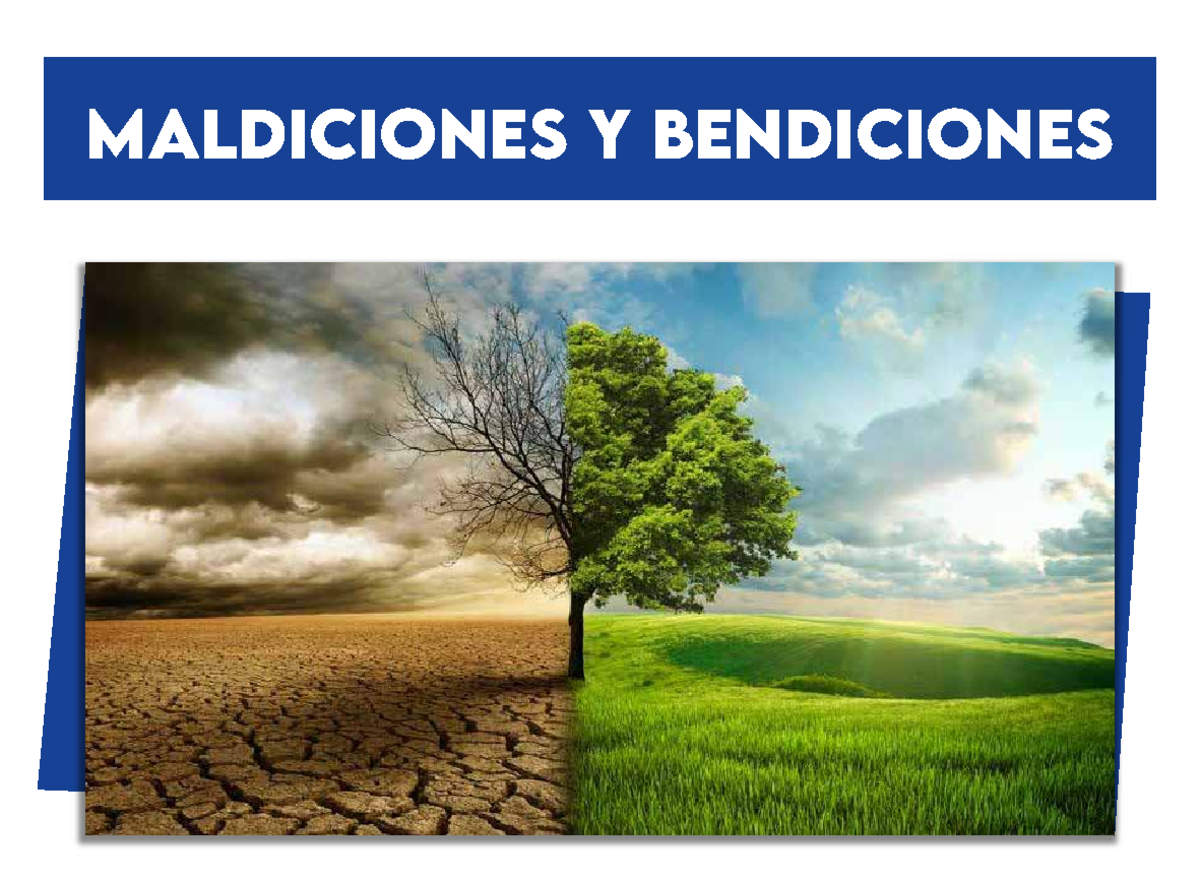 Temática sobre Bendiciones conforme a las escrituras - MALDICIONES Y ...