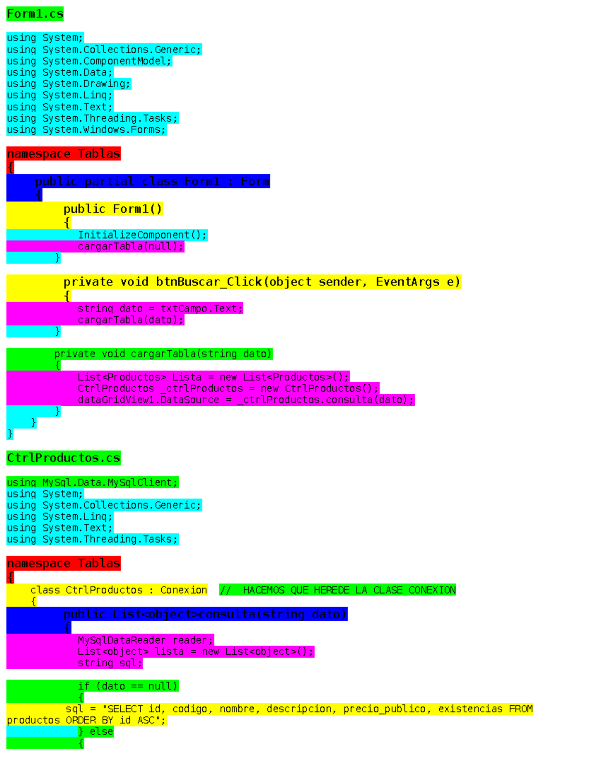Tabla - Form1 using System; using System.Collections; using System; using System; using System ...