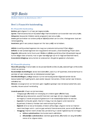 WFT Basis samenvatting - WFT Basis H3 positie van de klant ...