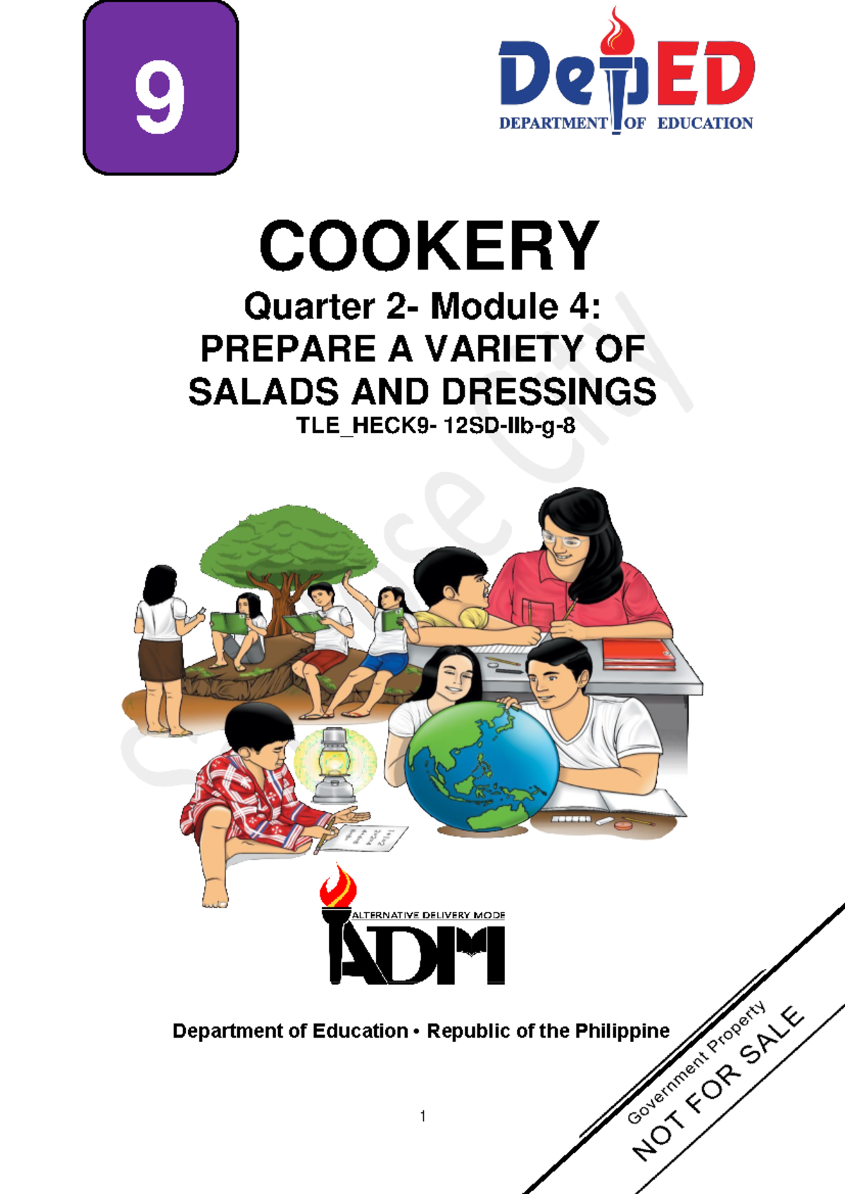 TLE9- Cookery-Manual - COOKERY Quarter 2- Module 4: PREPARE A VARIETY ...