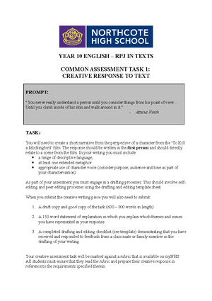 1. Short Stories Collection - Unit 1 VCE English Area of Study 1(a ...