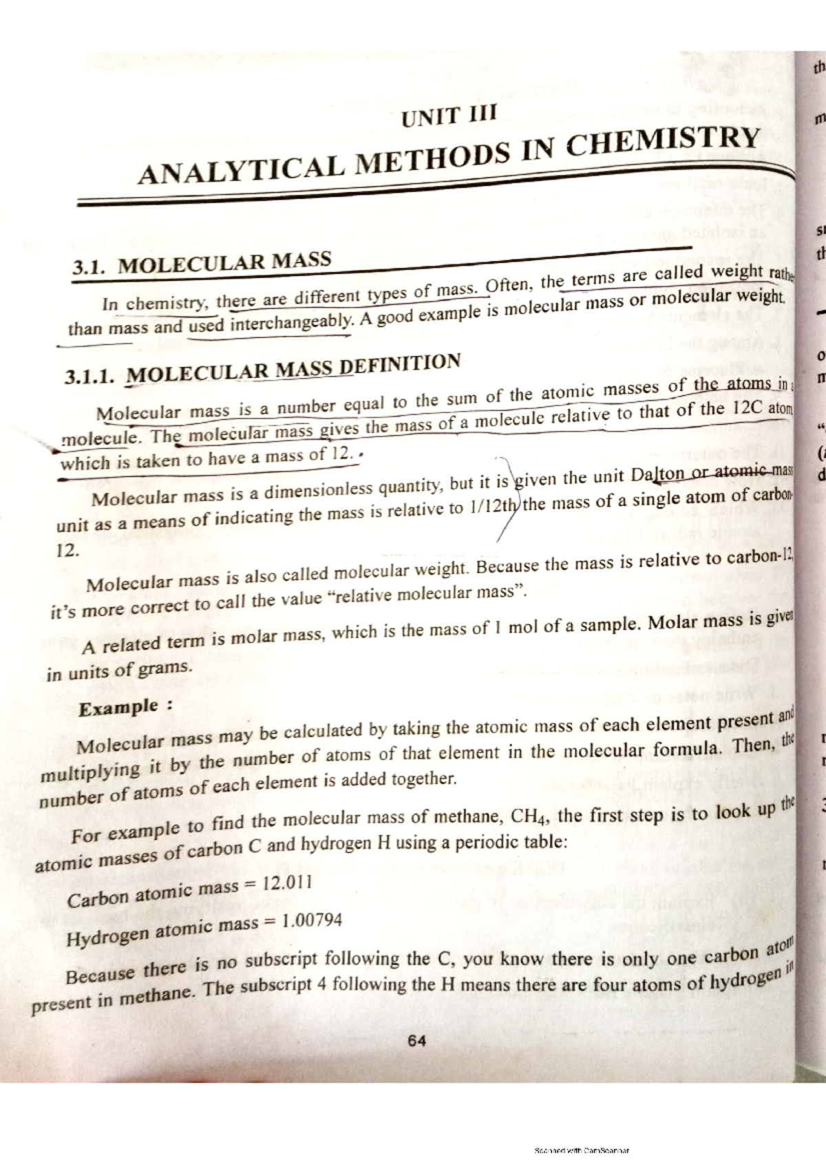 Chemistry - Analytical methods in chem - BSc Chemistry - Studocu