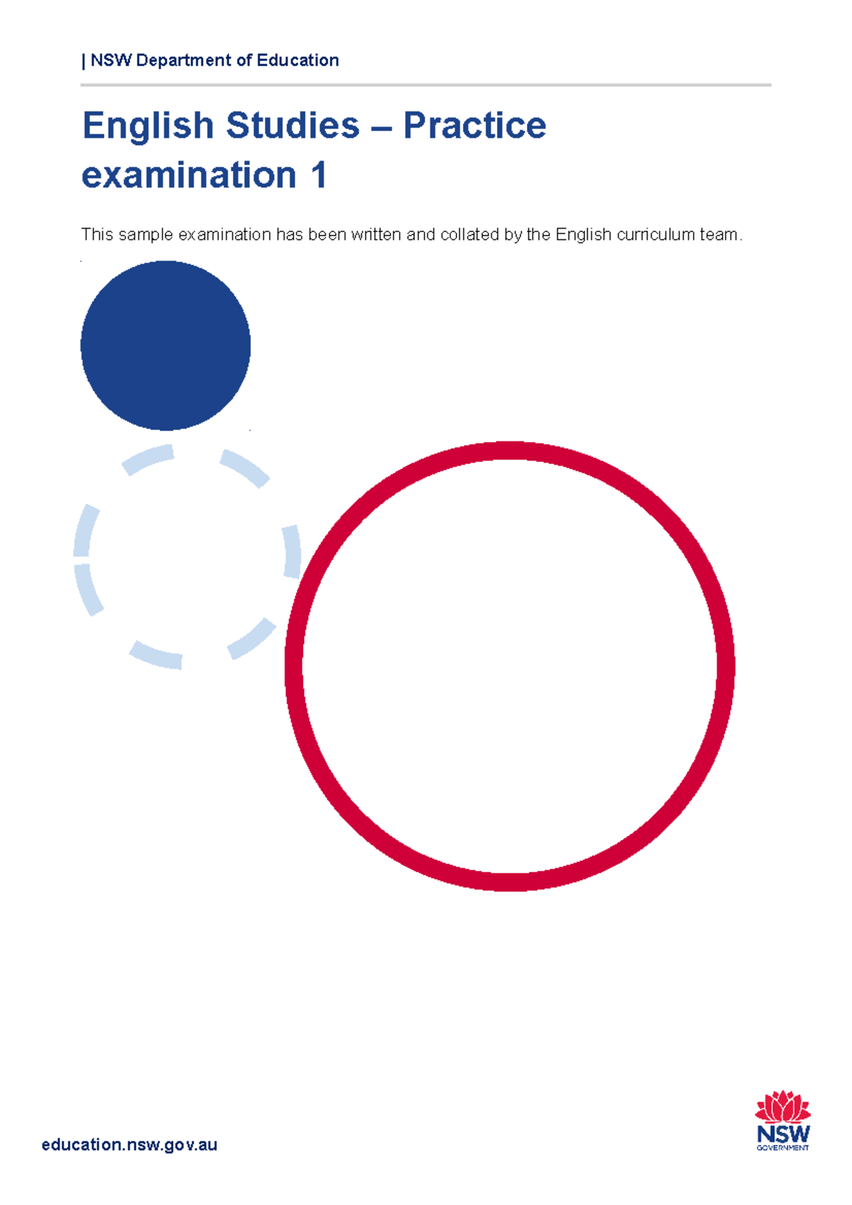 English studies s6 hsc practice paper sample 1keke - | NSW Department ...