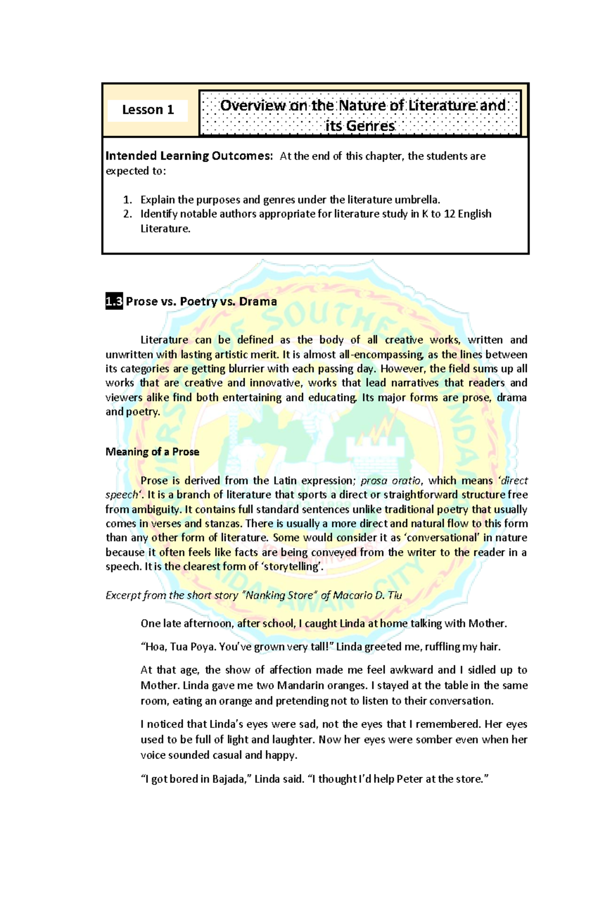 Lesson-1-2 - Teaching and assessment of literature studies - tended ...