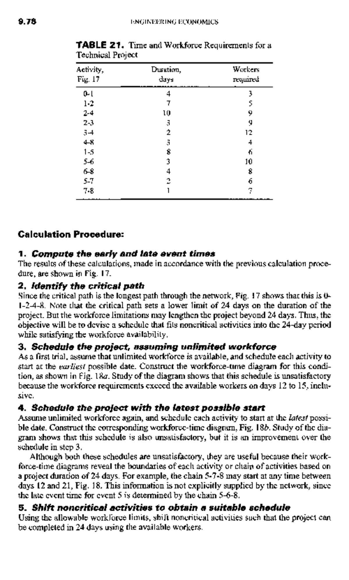 Handbook of civil engineering calculations 91 - TABLE 21. Time and ...