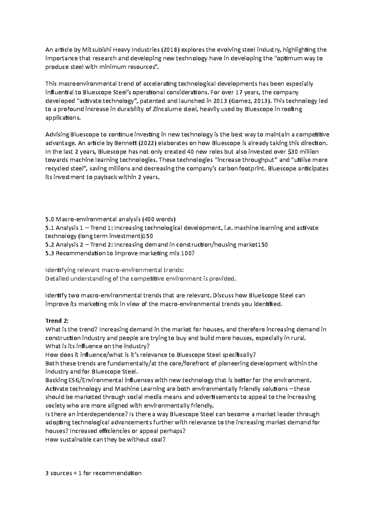 Bluescope Steel Assignment - An article by Mitsubishi Heavy Industries ...