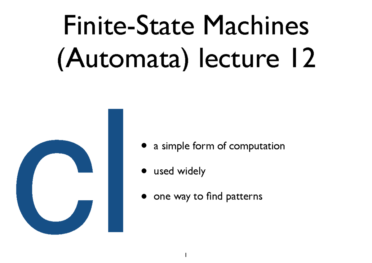 Finite-State Machines (Automata) - Warning: Error during font loading: XMLHttpRequest is not ...