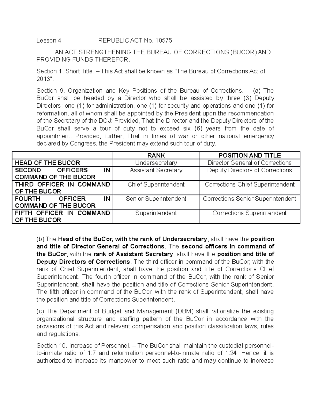 lesson-4-republic-act-no-lesson-4-republic-act-no-10575-an-act