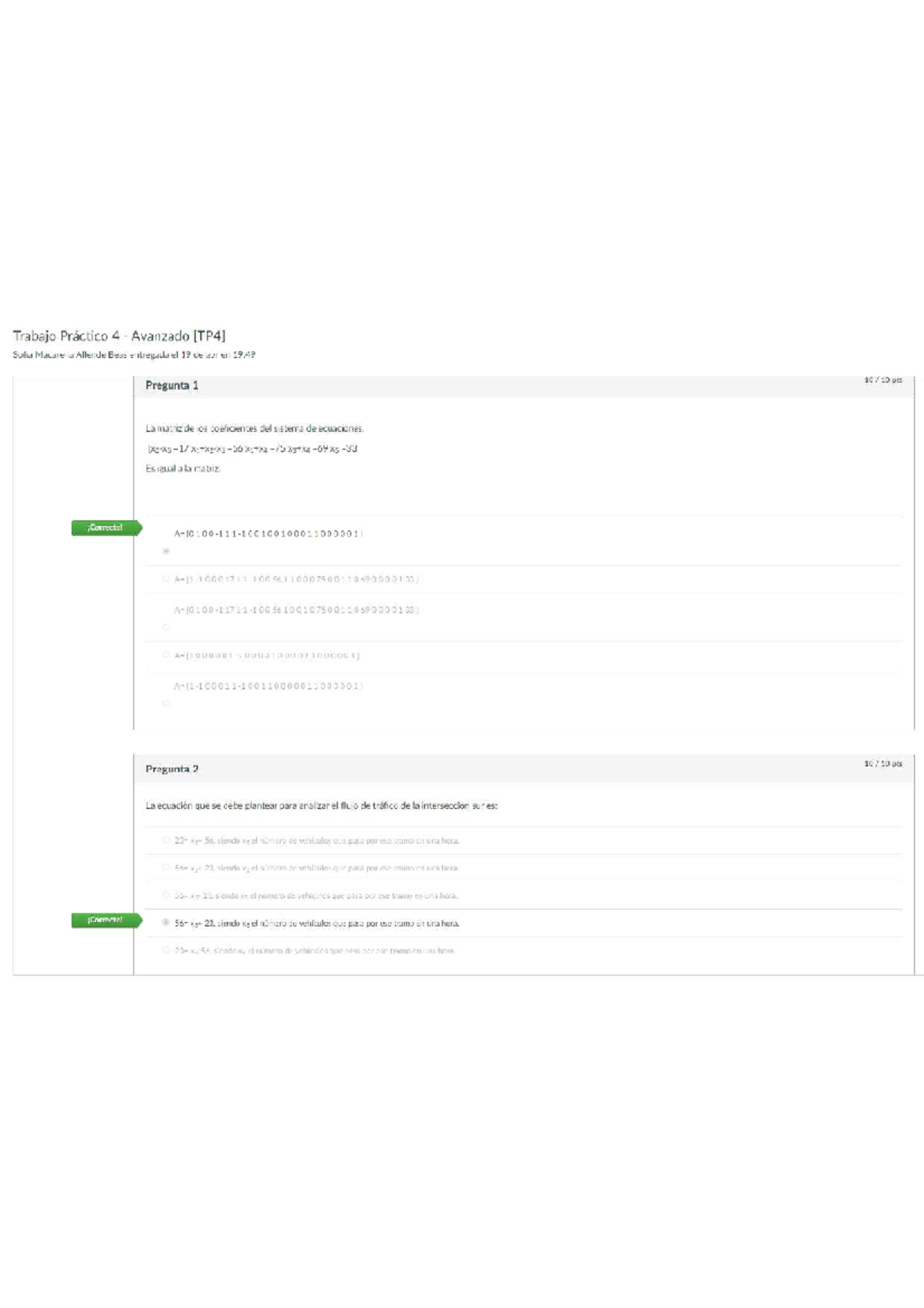 tp4 avanzado herramientas matematicas 1 - Herramientas Matemáticas I – Álgebra - Studocu