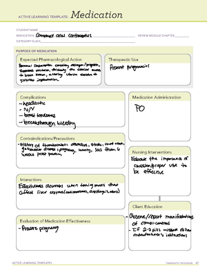 Magnesium sulfate medication template ATI - ACTIVE LEARNING TEMPLATES ...