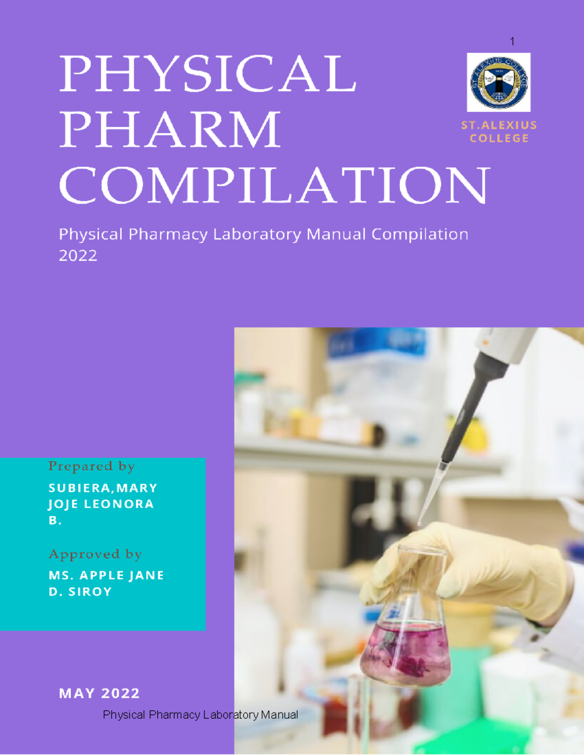 Subiera Compiledacts - 2 PREFACE This laboratory manual contains ...