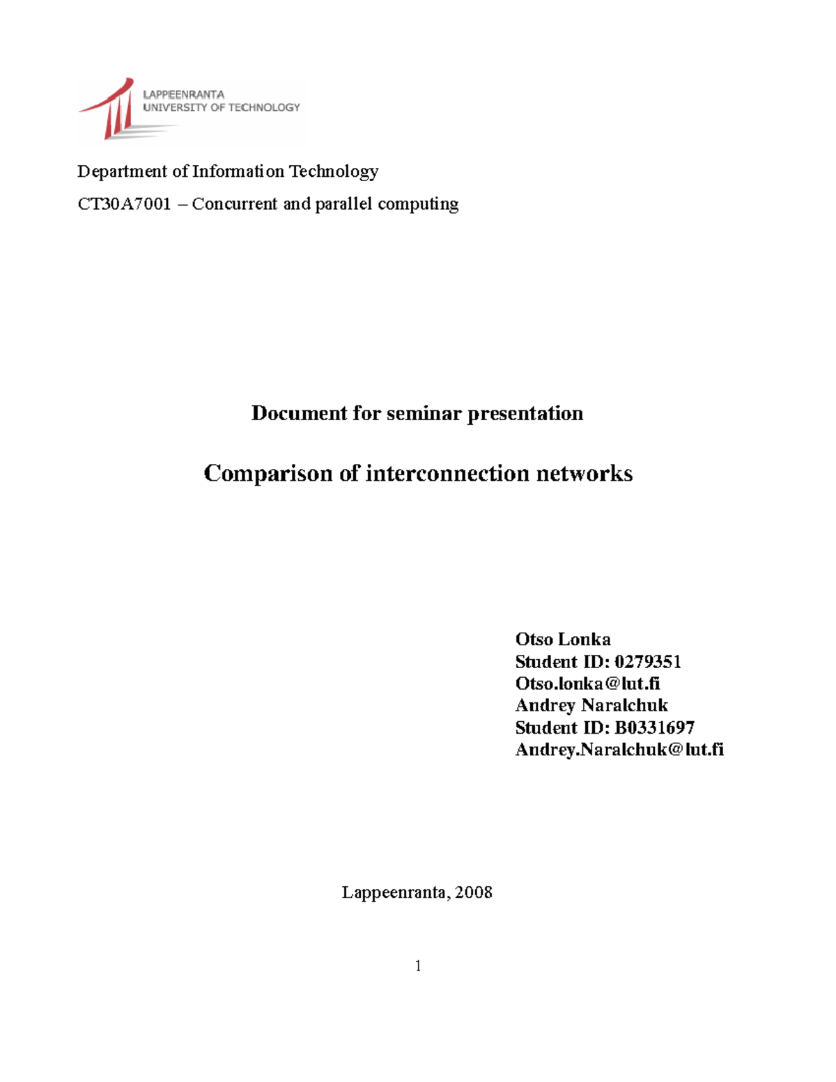10.1.1 - Lecture notes 2 - Department of Information Technology ...