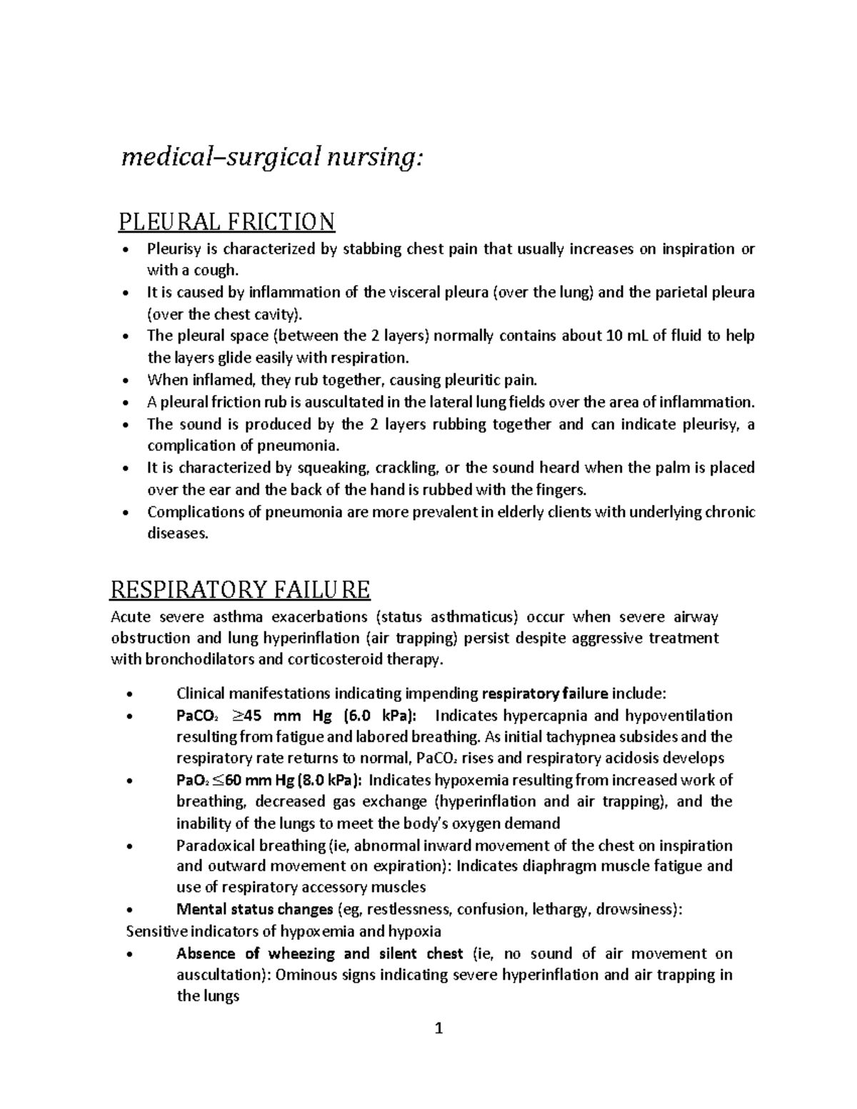 Medical Surgical Notes Respiratory Adult .pdf (1)-1-15 - medical ...