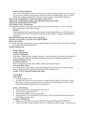 OER Study Guide Ch 28 - US History since 1877 - U. History Study Guide ...